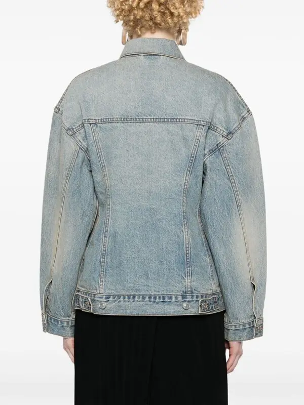 Balenciaga Hourglass Denim Jacket