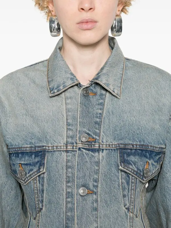 Balenciaga Hourglass Denim Jacket