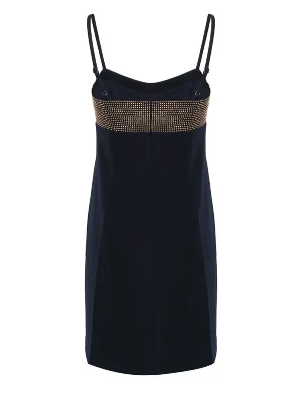 Michael Kors Rhinestoned Cut-out Mini Dress