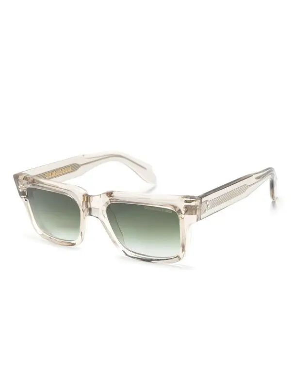 CUTLER & GROSS 1403 Square Frame Sunglasses - Neutrals