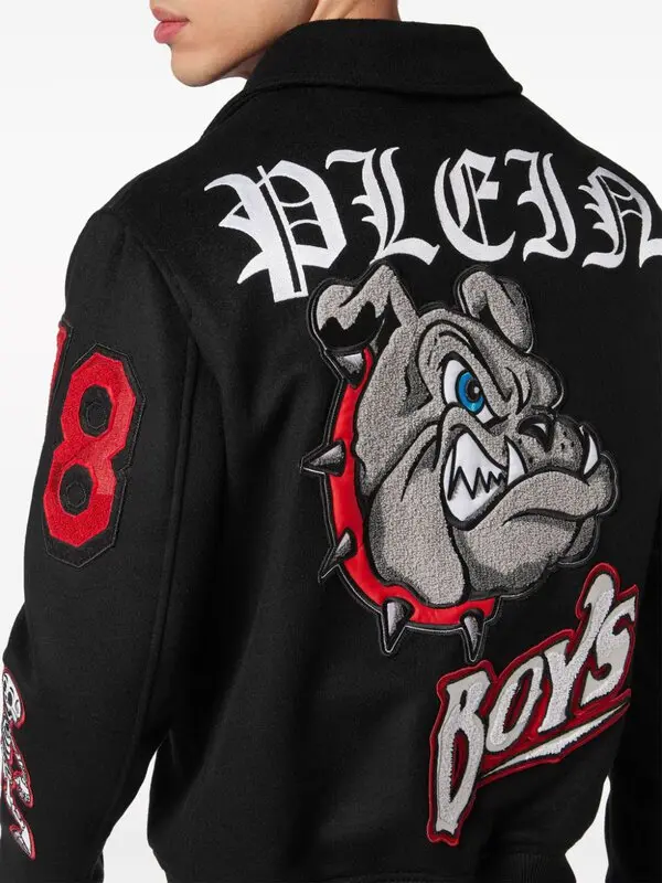 Philipp Plein Logo-patch Bomber Jacket