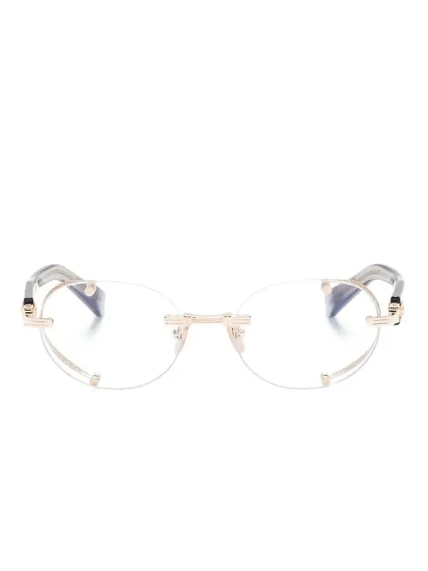 Balmain Round Frame Glasses