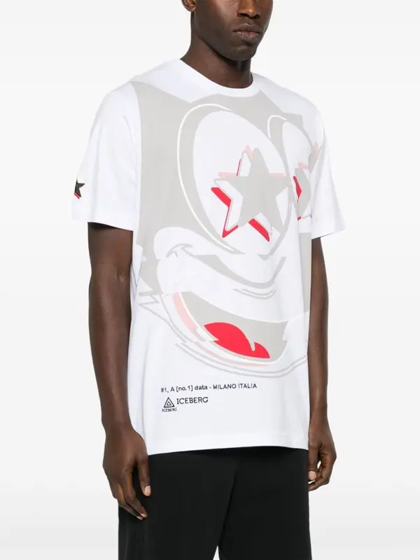 Iceberg Felix The Cat Cotton T-shirt
