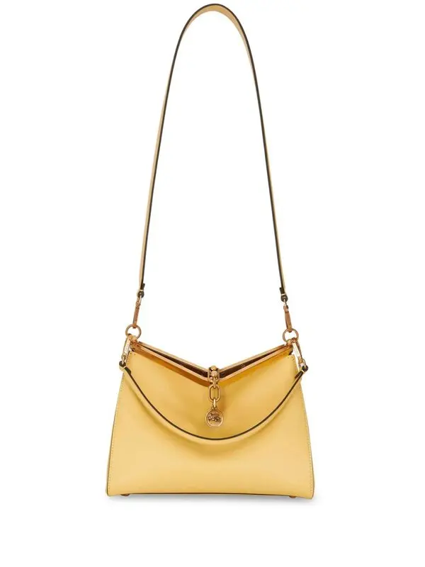 Etro Vela Leather Shoulder Bag - Yellow