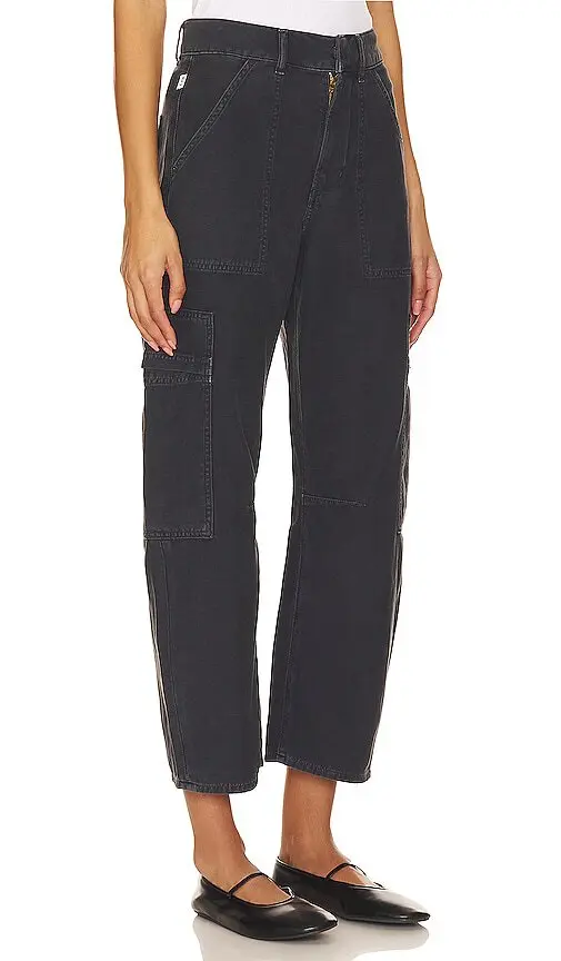 Citizens Of Humanity Marcelle" Cargo Jeans - Washed Black