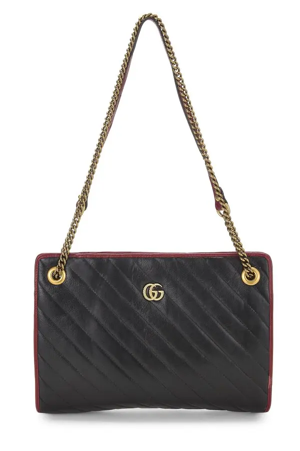 Gucci Leather Gg Marmont Shoulder Bag - Multi