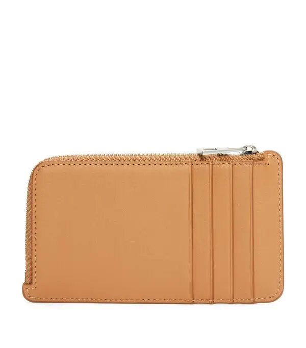 Loewe Debossed Logo Card Holder - Beige