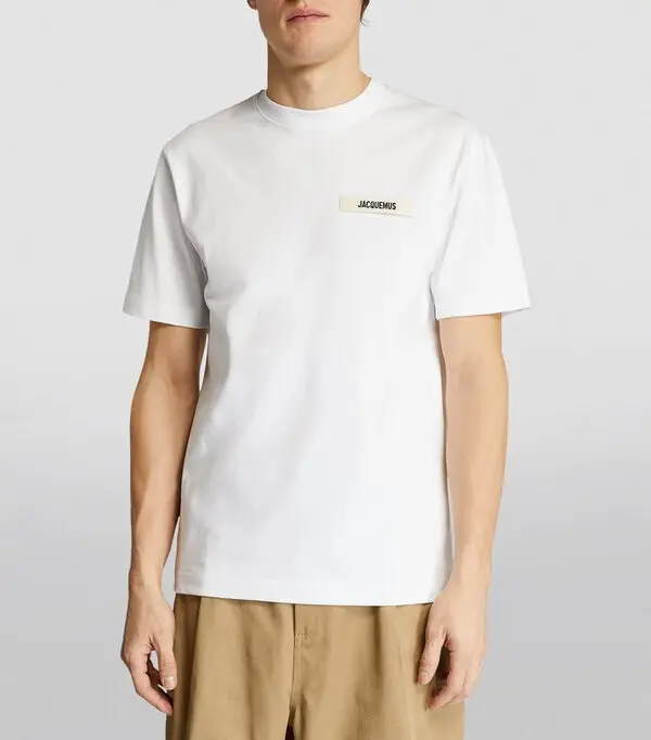 Jacquemus Grosgrain Logo T-shirt - White