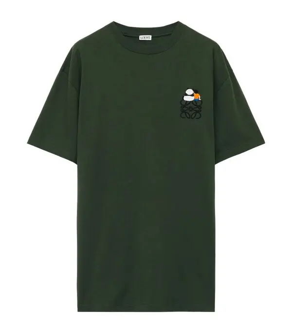 Loewe X Suna Fujita Logo T-Shirt - Green | Editorialist