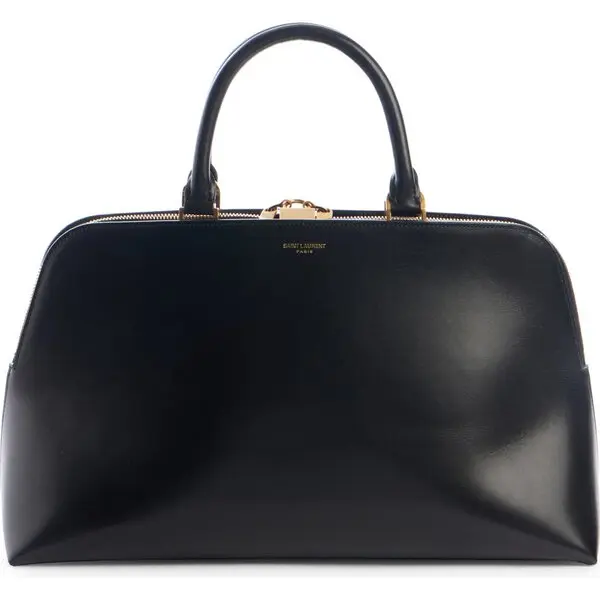 Saint Laurent Sac De Jour Leather Duffle Bag