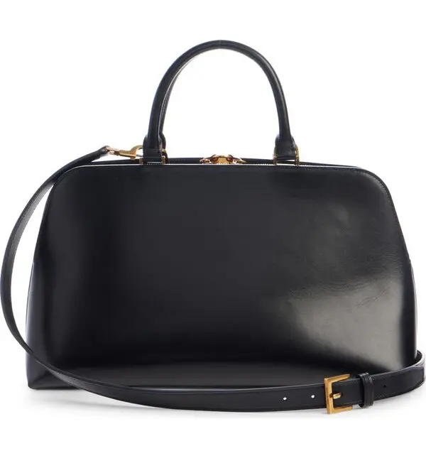 Saint Laurent Sac De Jour Leather Duffle Bag