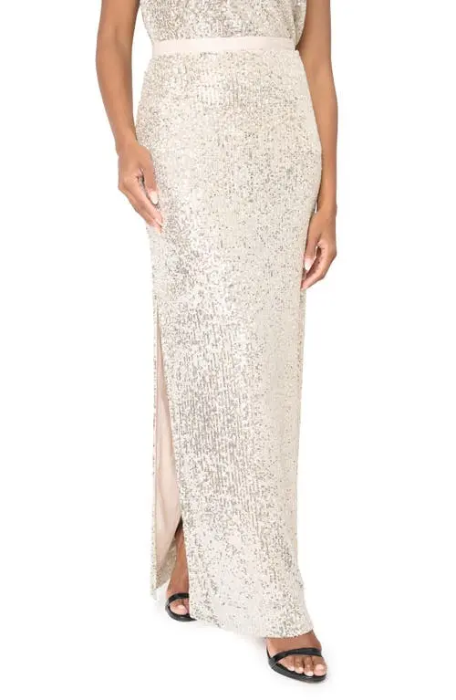 GIBSONLOOK Sequin Maxi Skirt With Slit