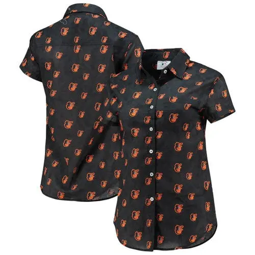 FOCO Floral Button-up Shirt