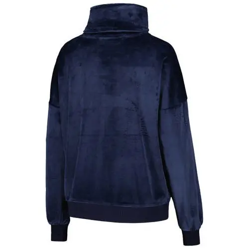Dkny Tennessee Titans Deliliah Rhinestone Funnel Neck Pullover Sweatshirt
