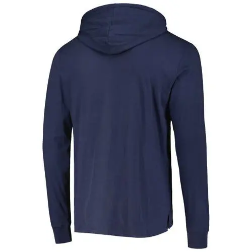'47 Tennessee Titans Field Franklin Hooded Long Sleeve T-shirt - Navy
