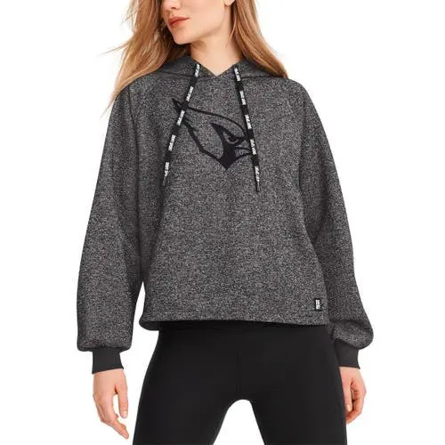 Dkny Arizona Cardinals Debbie Dolman Raglan Pullover Hoodie - Black
