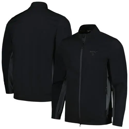 LEVELWEAR Chicago Bulls Harrington Full-zip Jacket - Black