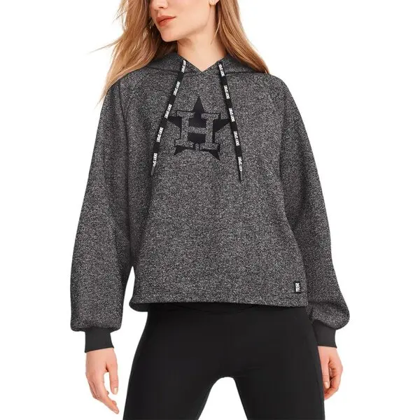 Dkny Houston Astros Debbie Dolman Raglan Pullover Hoodie