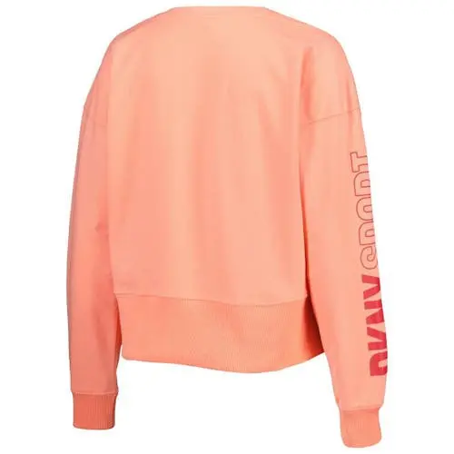 Dkny Las Vegas Raiders Lily V-neck Pullover Sweatshirt