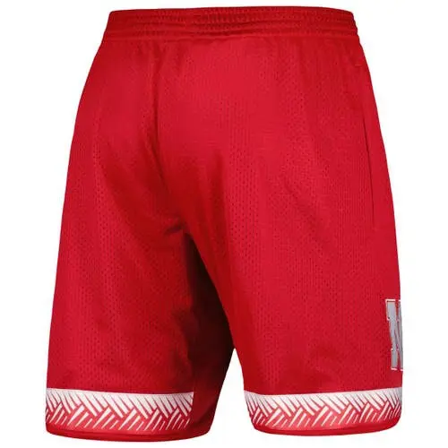 Adidas Nebraska Huskers Swingman Replica Basketball Shorts By - Red