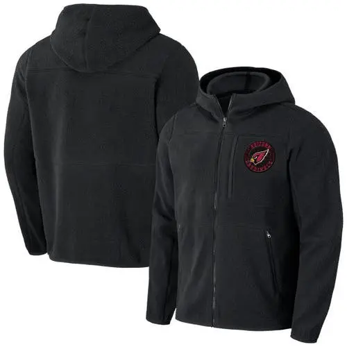 NFL X DARIUS RUCKER Collection Fanatics Arizona Cardinals Sherpa Full-zip Hoodie - Black