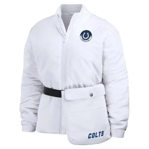 WEAR BY ERIN ANDREWS Indianapolis Colts Packaway Full-zip Puffer Jacket