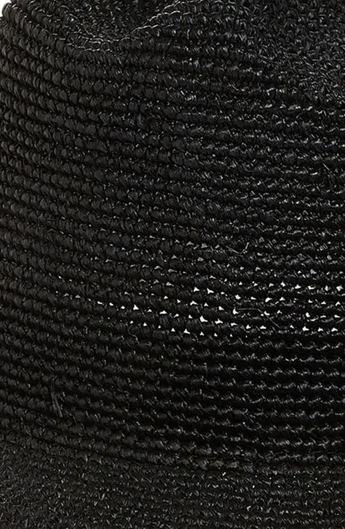 Lack Of Color Raffia Cowboy Hat - Black