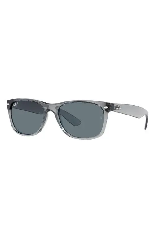 Ray-ban 55mm Polarized Rectangular Sunglasses