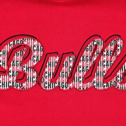 Dkny Chicago Bulls Regina Raglan Pullover Sweatshirt