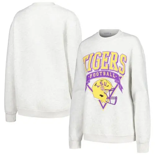 ESTABLISHED & CO. Lsu Tigers Logo Pullover Sweatshirt
