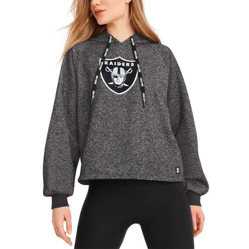 Dkny Las Vegas Raiders Debbie Dolman Raglan Pullover Hoodie