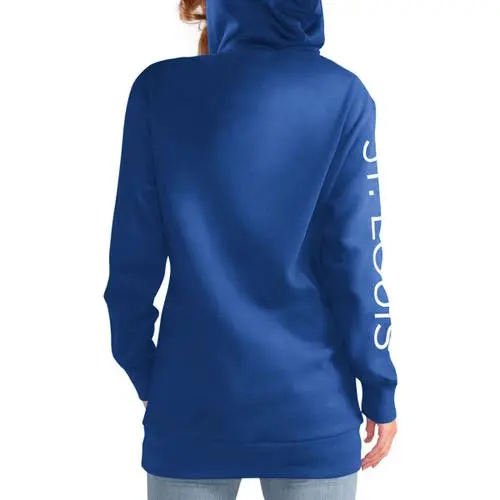 G-III 4HER BY CARL BANKS St. Louis Blues Overtime Pullover Hoodie - Blue