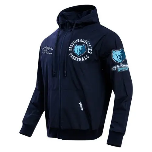 PRO STANDARD Memphis Grizzlies Hybrid Full-zip Hoodie