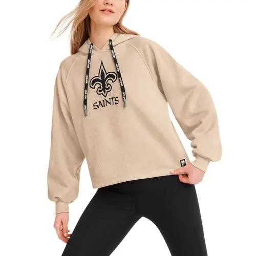 Dkny New Orleans Saints Debbie Dolman Raglan Pullover Hoodie