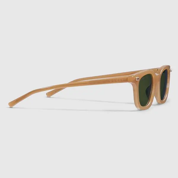 Gucci Oval Frame Sunglasses - Brown