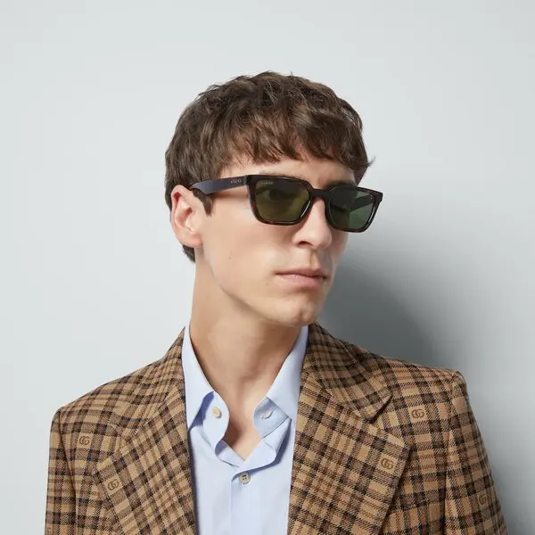 Gucci Rectangular Frame Sunglasses