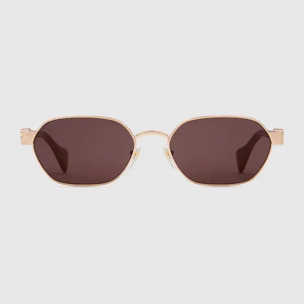 Gucci Round-frame Sunglasses - Gold