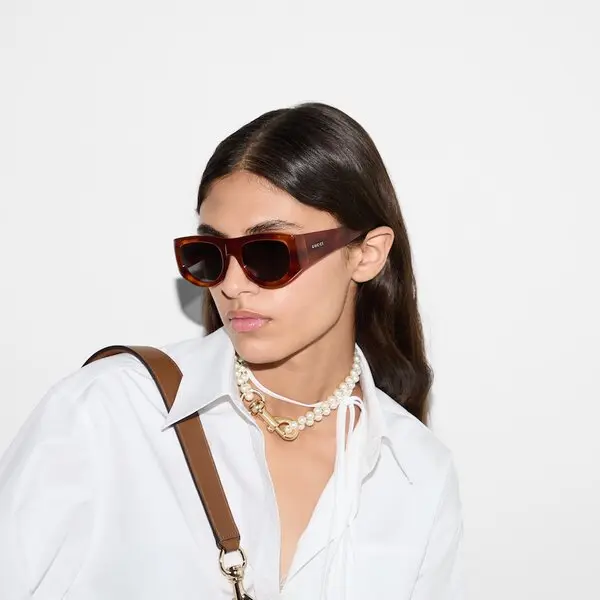 Gucci Rectangular-frame Sunglasses