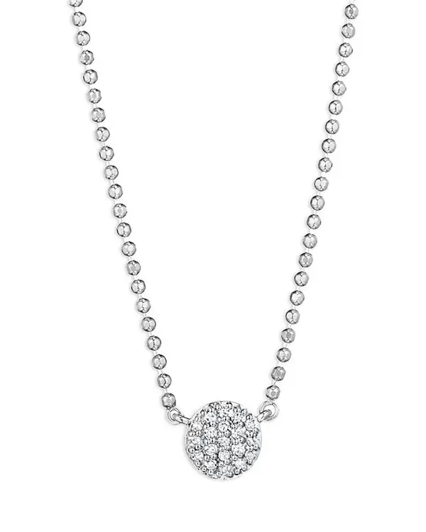 Phillips House 14k Gold Diamond Pave Pendant Necklace - White