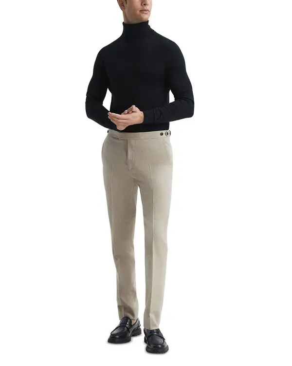 REISS Caine Wool Roll Neck Sweater - Black