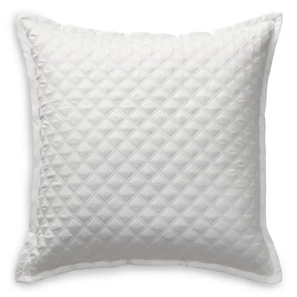 ANN GISH Double Diamond Coverlet Set, Queen - White
