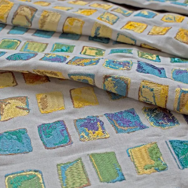 ANN GISH Tesserae Mosaic Throw
