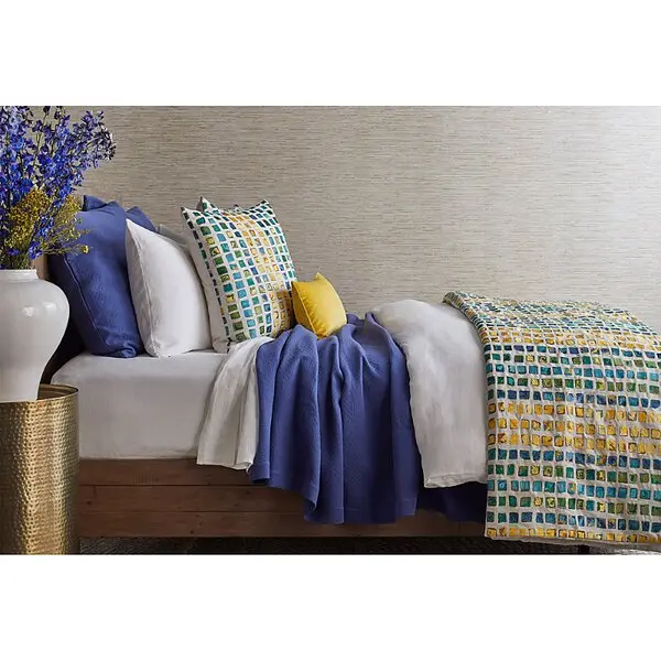 ANN GISH Great Hall Coverlet Set, King - Indigo