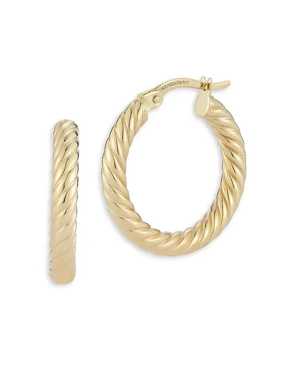 Bloomingdale'S 14k Yellow Small Hoop Earrings - Gold