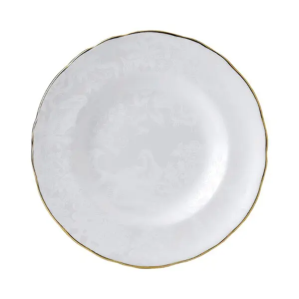 ROYAL CROWN DERBY Aves Bread & Butter Plate - Pearl