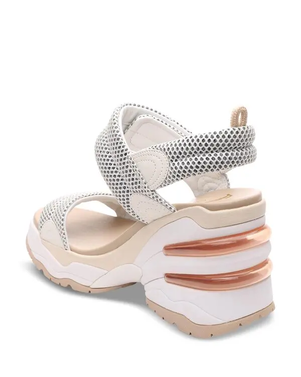 Ash Cosmos Wedge Platform Sandal Sneakers White/Eggnog