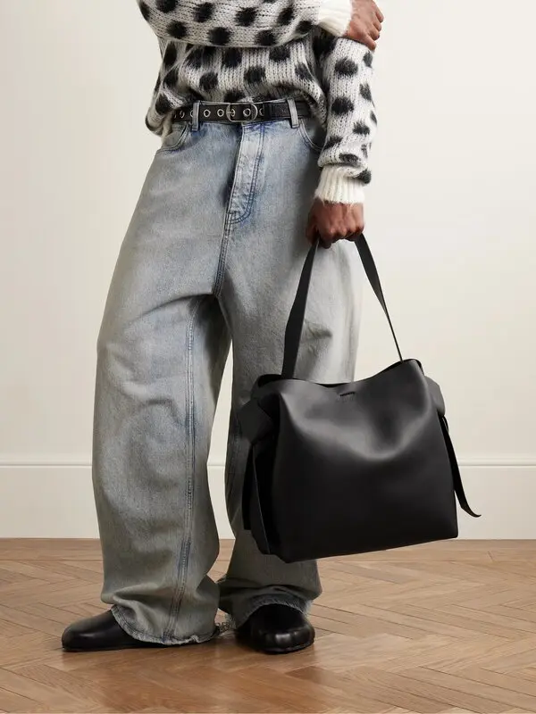 Acne Studios Musubi Knotted Leather Tote Bag