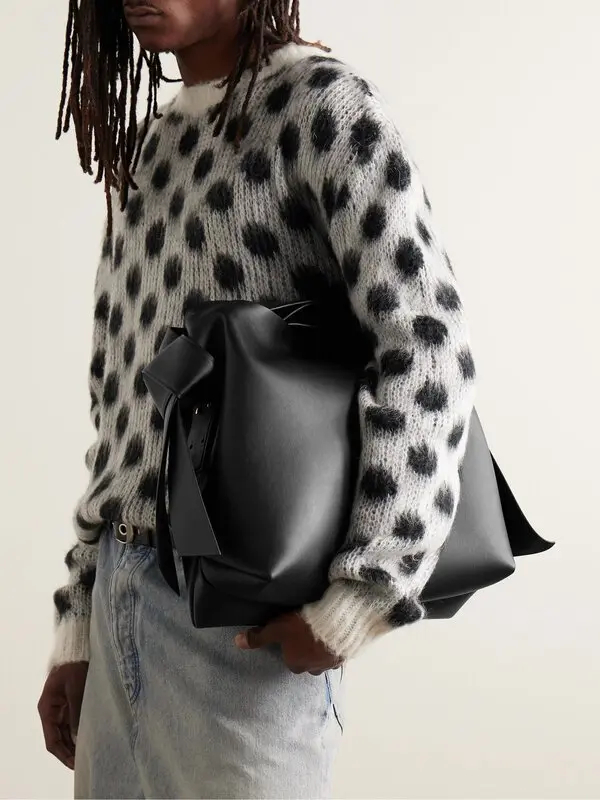 Acne Studios Musubi Knotted Leather Tote Bag