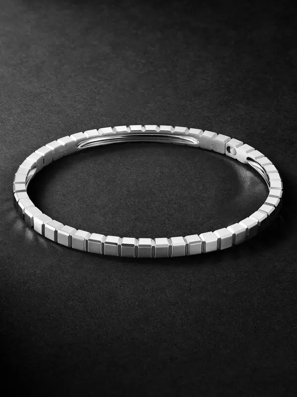 Chopard Ice Cube 18-karat White Gold Bracelet - Silver
