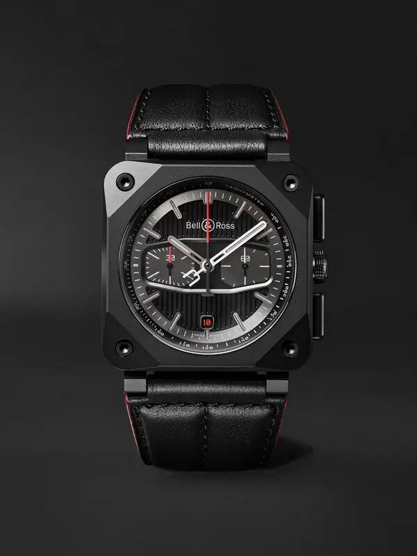 BELL & ROSS Br 03-94 Blacktrack Limited Edition Automatic Chronograph 42mm Watch - Black